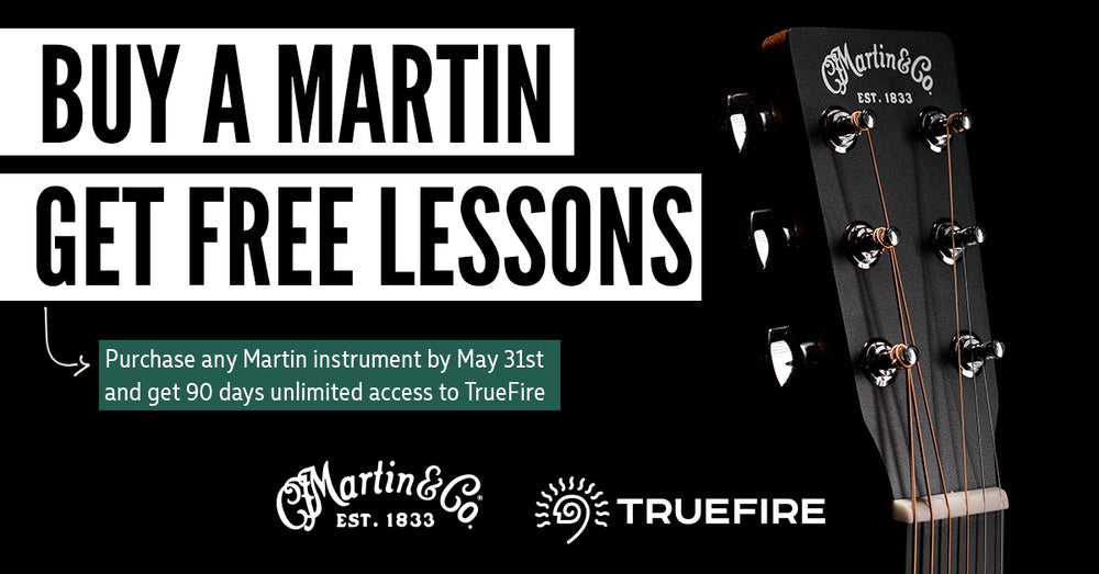 Martin Partners with TrueFire! - Adirondack Guitar