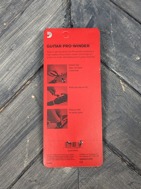 D'Addario DP0002 Guitar Pro Winder - Adirondack Guitar