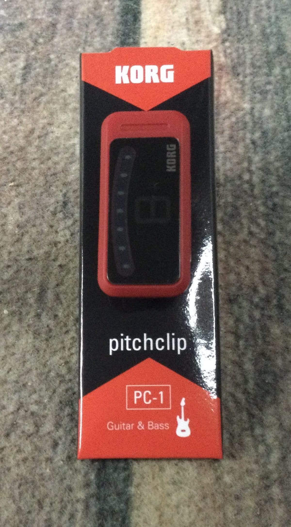 Korg PC-1-CP Chromatic Clip-on Colored Tuner - Red - Adirondack Guitar